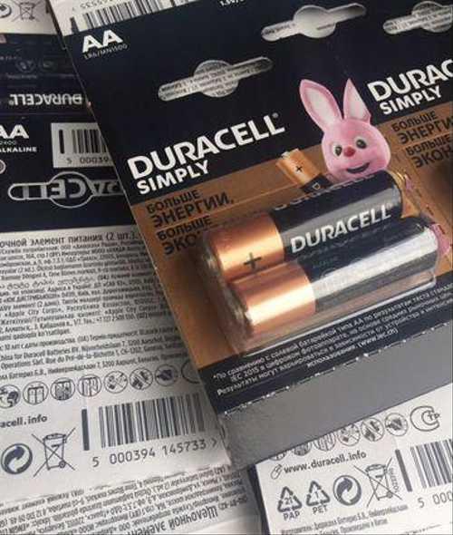 Батарейка Duracell Simply оригинал