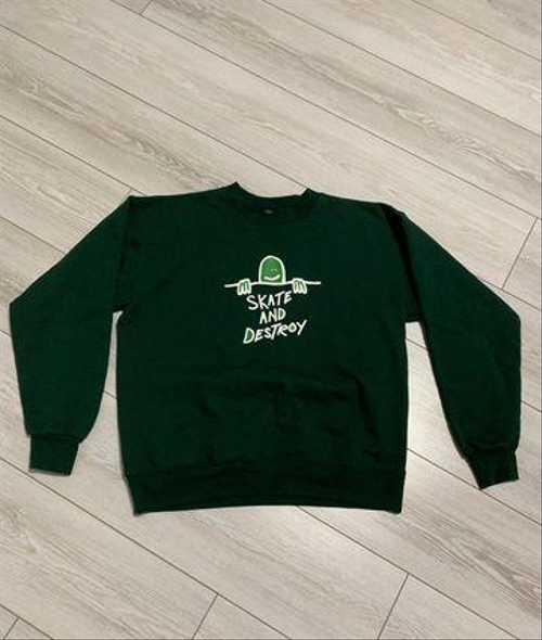 Кофта Thrasher Gonz SAD Logo Crewneck Forest Green