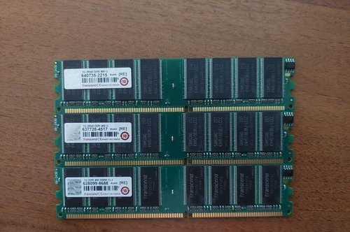 Модули Оперативной памяти DDR400 (DDR1) 1gb