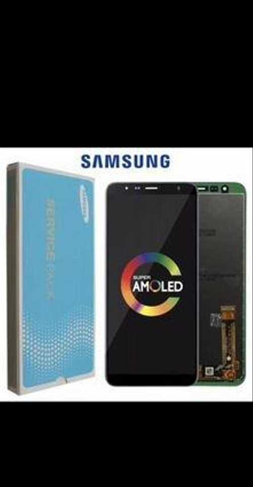 Samsung galaxy j6 plus экран дисплей тачскрин