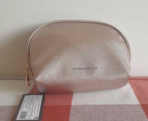 Косметичка Wanderlust Saffiano small Rose Gold