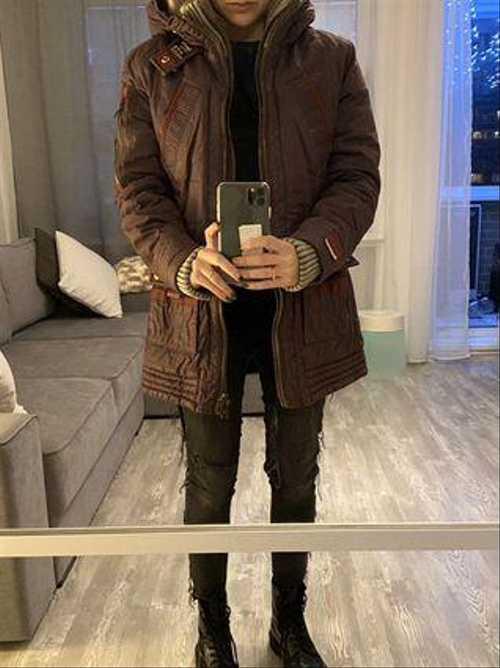 Парка зимняя для прогулок с ребенком Superdry