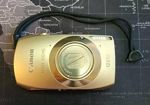 Компактный фотоаппарат Canon ixus 310 HS (gold)