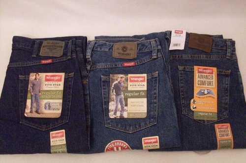 Джинсы новые Wrangler оригинал р. 33 и 35