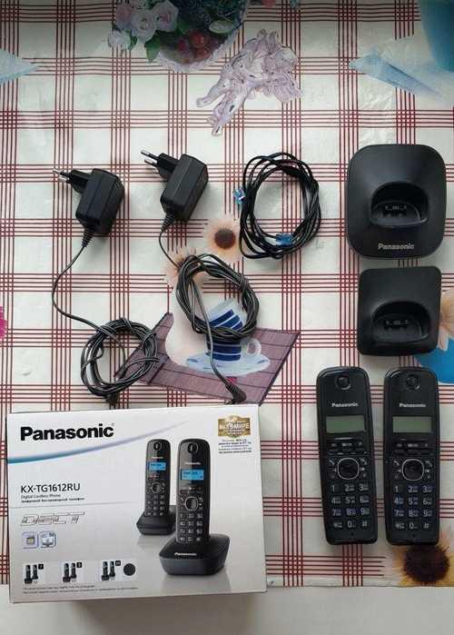 Телефон dect Panasonic KX-TG1612RUH