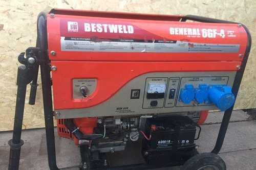 Бензиновый генератор 6500 bestweld 6,5 квт