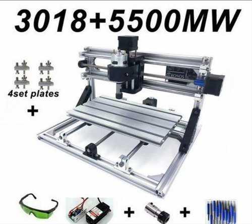 Лазерный гравер cnc 3018 pro