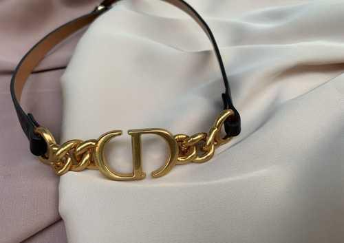 Чокер натуральная кожа