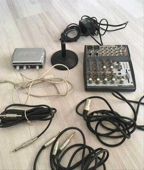 Behringer Xenyx 1002, Behringer C1, FastTrack USB