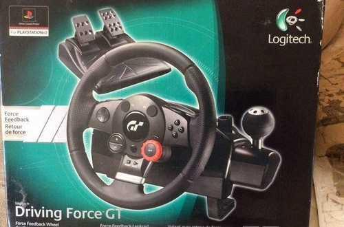Игровой руль logitech driving force gt