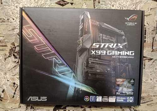 Новая asus ROG strix X99 gaming LGA 2011-3