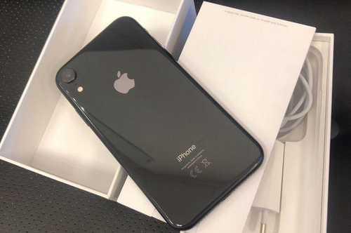 Телефон iPhone xr 64gb чёрный оригинал