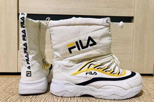 Зимняя обувь Fila новая дутики White-Me