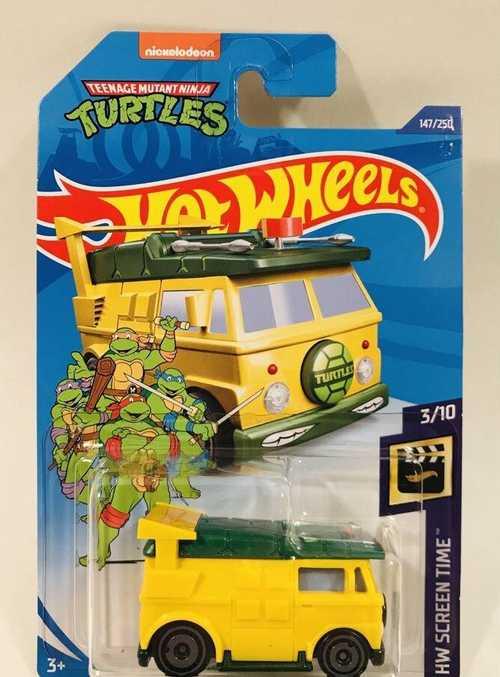 Hot Wheels Turtles Ninja Party Wagon
