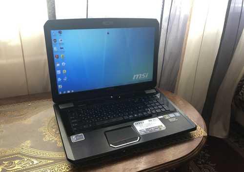 Игровой ноутбук msi GT780
