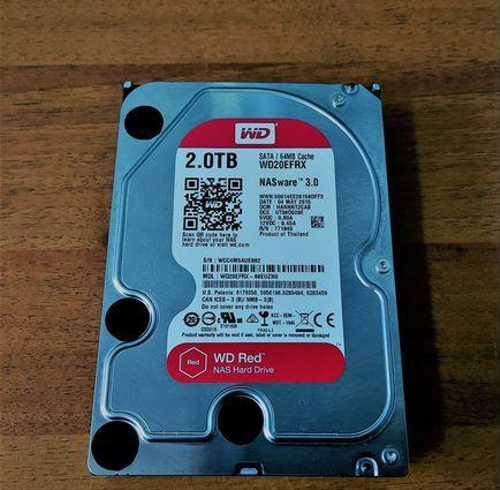 Жесткий диск 2 TB WD RED Для Компьютера