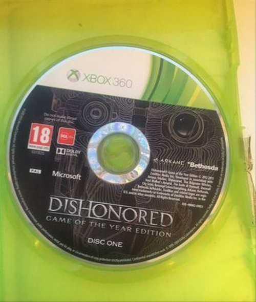 Игра Dishonored для xbox360