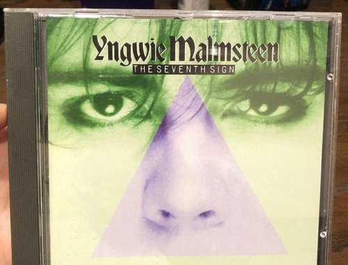 Yngwie Malmsteen The Seventh Sign 1994 (CD) UK