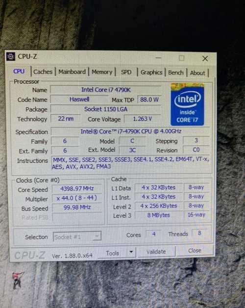 Процессор Intel Core i7 4790K s1150 top Haswell