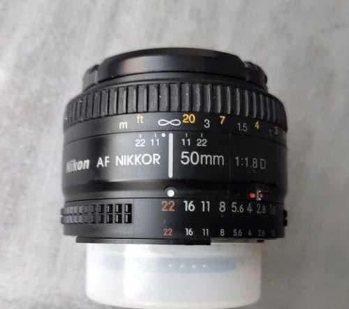Фотообъектив Nikon AF Nikkor 50mm f/1.8D