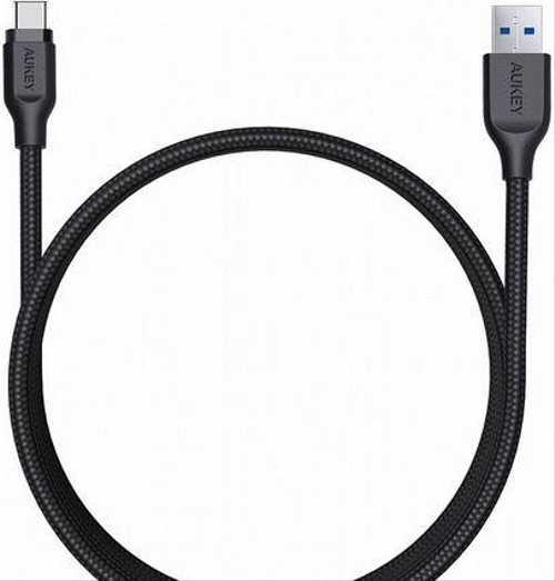 Кабель Aukey Braided Nylon (CB-AC2) USB-C to USB-A