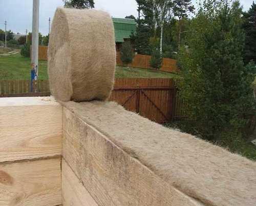 Утеплитель Джут толщина 10-12 мм, ширина 150 мм