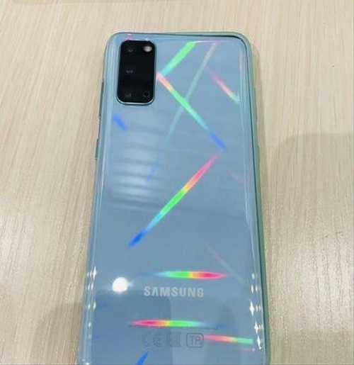 Samsung s20 голубой