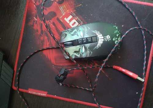 Мышь A4Tech Bloody R80 skull Black USB