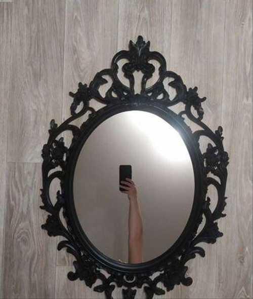 Зеркало Икеа черная рама