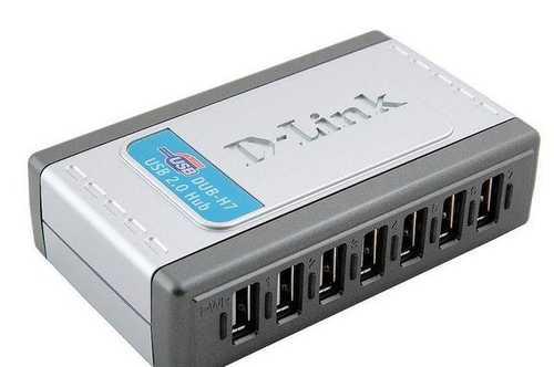 D-Link DUB-H7 Концентратор 7ми портовый USB 2.0 (D