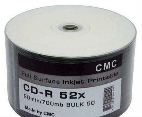 Смс CD-R 52x Bulk/50 Full Ink Print