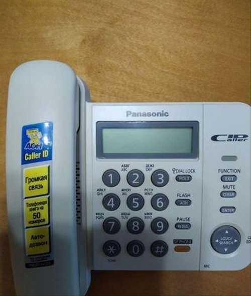 Стационарный телефон Panasonic (состояние нового)