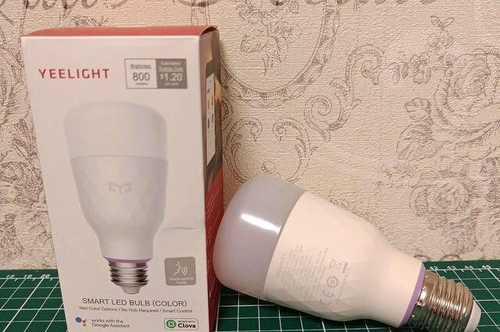 Лампа светодиодная Yeelight Smart LED Bulb Color
