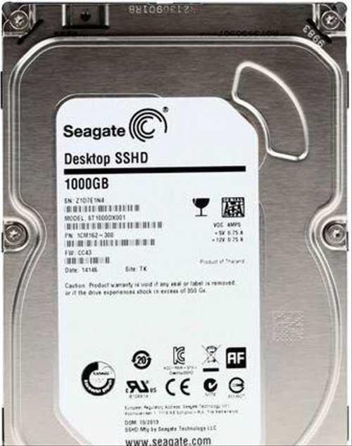 Жесткий диск 1000 GB 1 тб Seagate Desktop sshd ST1