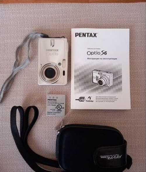 Цифровая фотокамера pentax optio S6