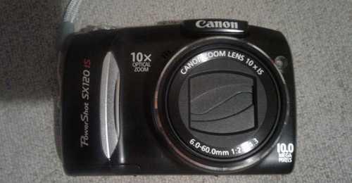 Canon PowerShot SX120 IS PC1431 с чехлом