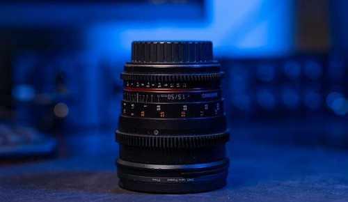 Объектив Samyang 50mm T1.5 vdslr для Canon EF/EF-S