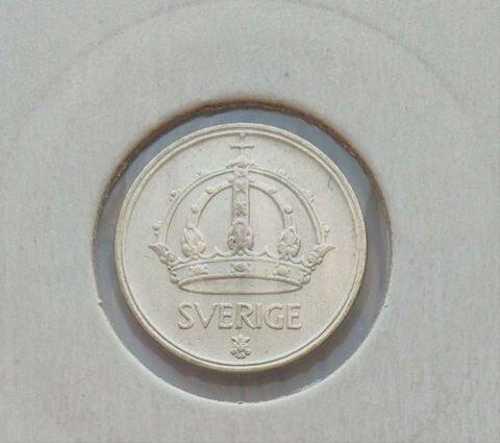 Серебряная монета Швеции
