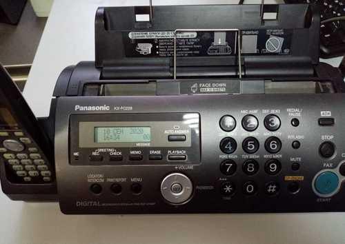 Panasonic KX-FC228 (факс,копир,аон,радиотрубка)