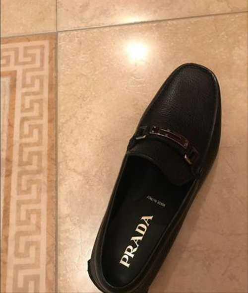 Мокасины мужские prada