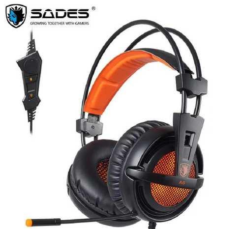 Игровые компьютерные наушники sades A6