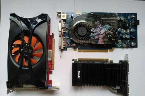 Видеокарты Nvidia Geforce GTS 450 GT610 7950GT