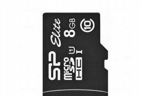 Флеш карты microSD 8GB Silicon Power Elite