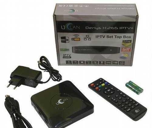 Ресивер iptv приставка uClan denys H.265 iptv+