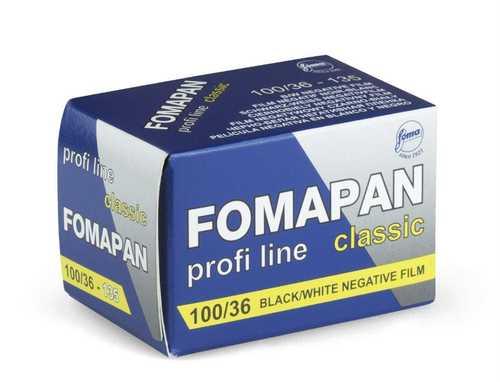 Фотопленка Foma Fomapan 100 (35мм) свежая