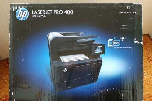 HP LaserJet Pro M425dn новый + 10 картриджей
