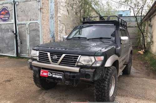 Кожаный салон nissan patrol Y61