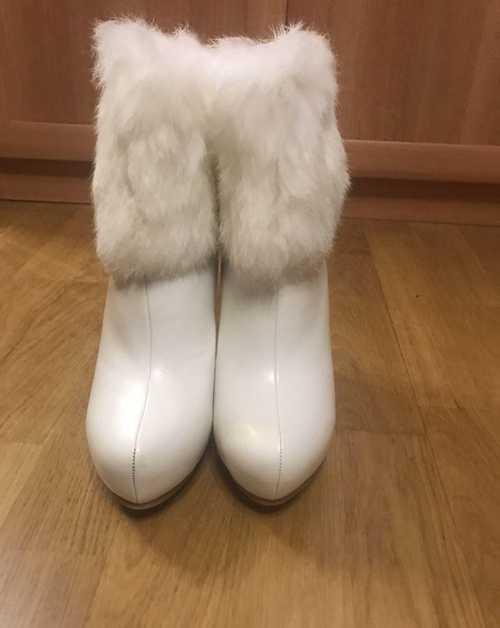 Сапоги зимние свадебные