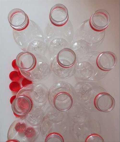 Бутылки пластиковые 1 л