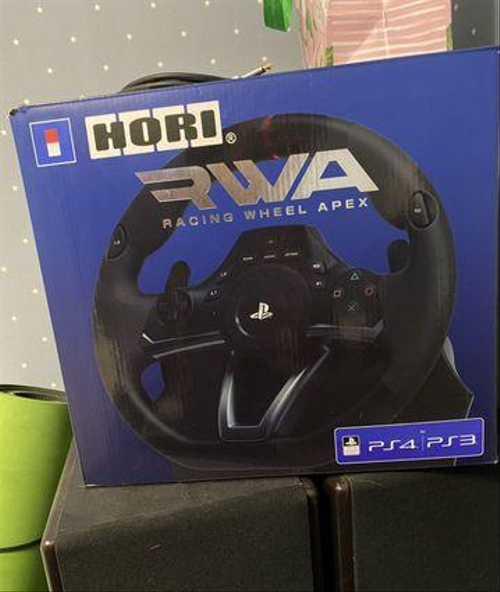 Игровой руль hori racing wheel apex